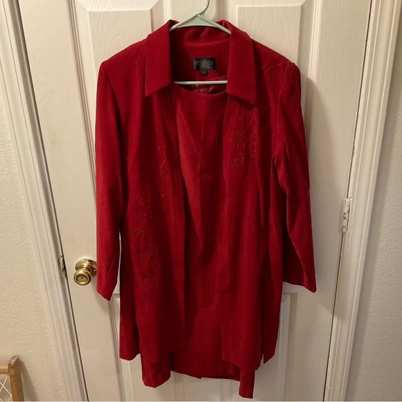 Studio I | Dresses | Rare Find Studio I Burgundy Midi Dress With ...